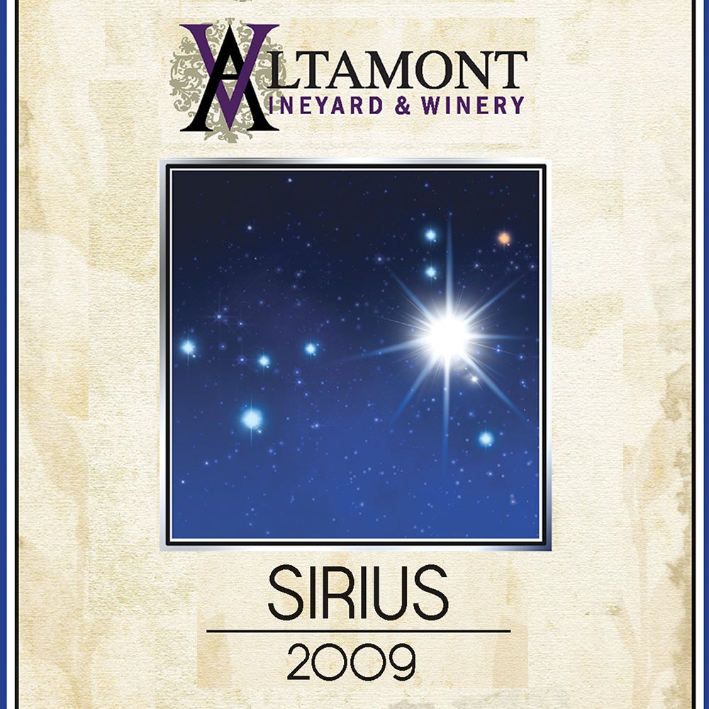 00 Sirius Wine | Altamont Vineyard & Winery